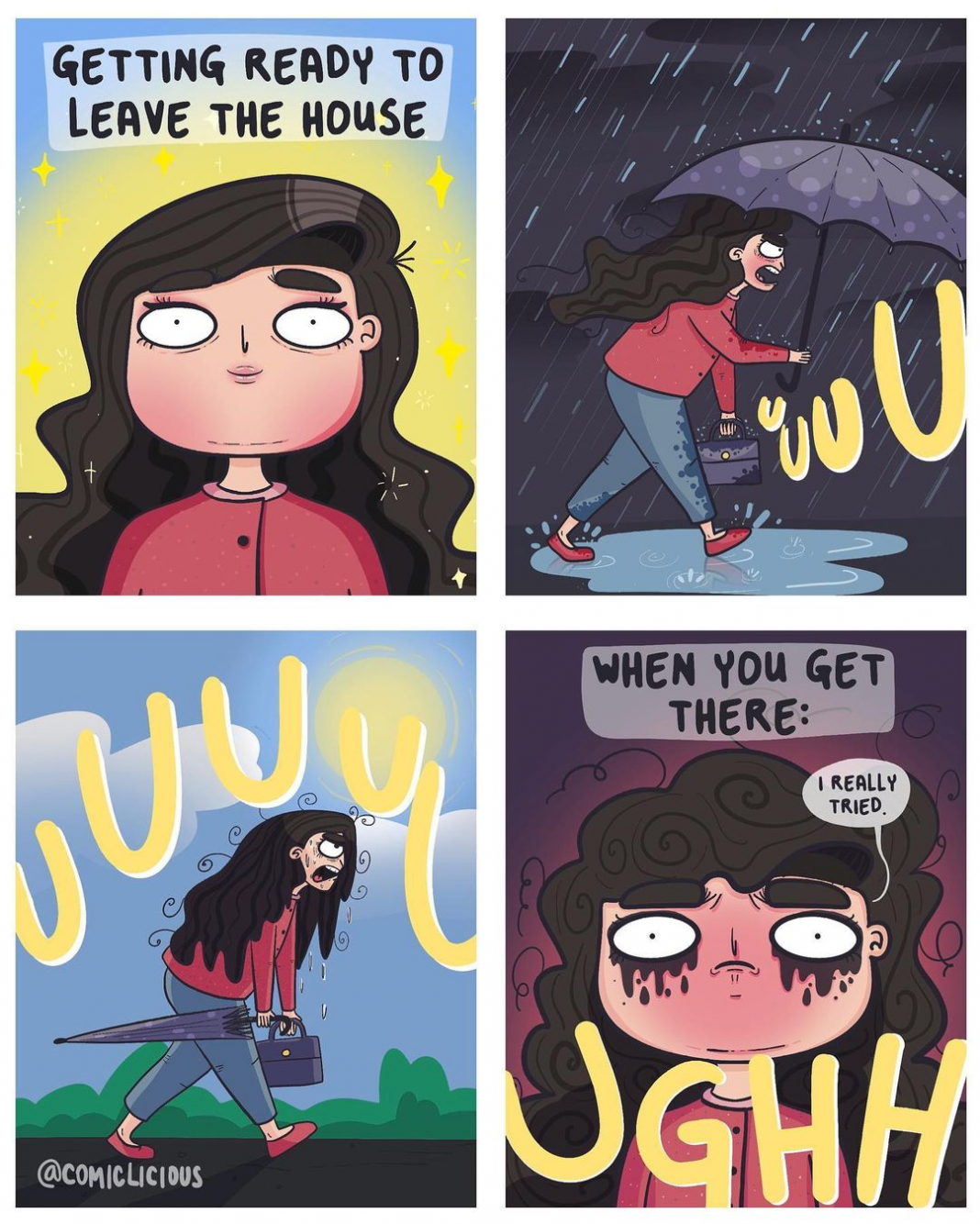Artist Perfectly illustrates her Modern Life Struggles Through her 30 ...
