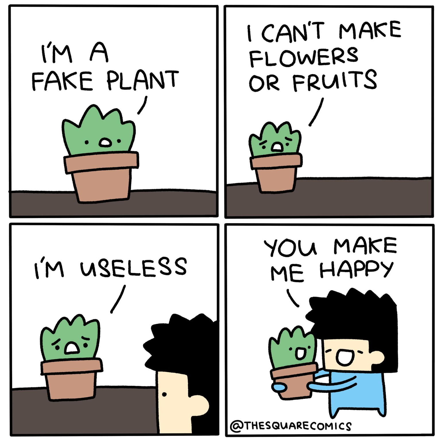 20 The Square Comics Deal with Ordinary Circumstances and Observations ...