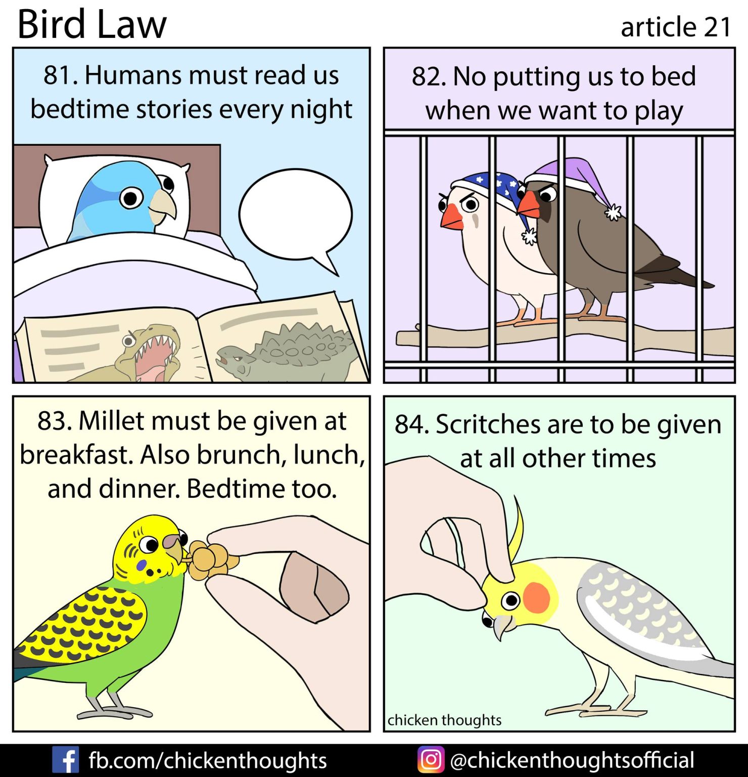 20 Comics About Birds That Will Help To Make Your Day Great (By Chicken ...