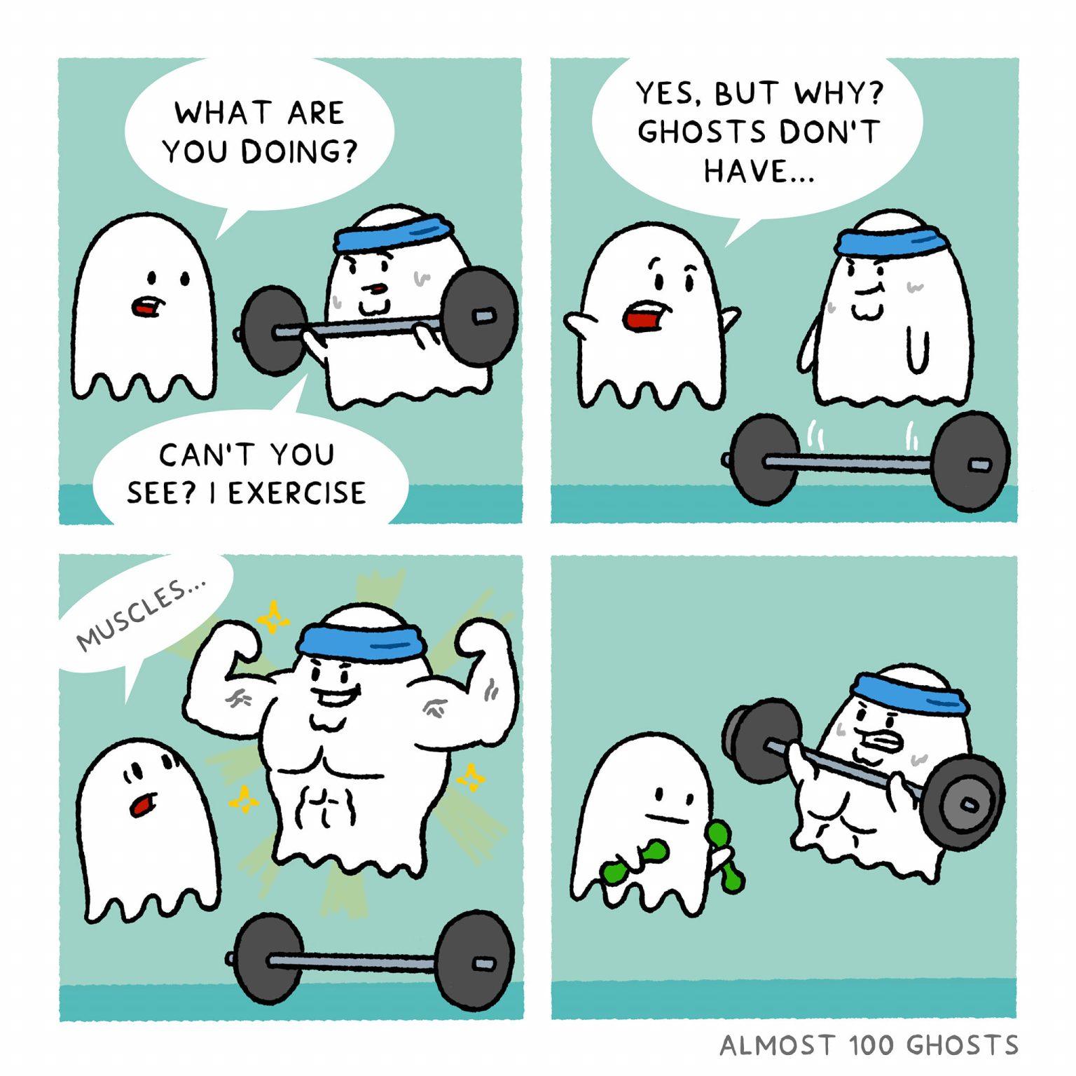 20 Hilarious Comics That Reveal the Secret Lives of Ghosts BY Almost 100 Ghosts | Comics To Read