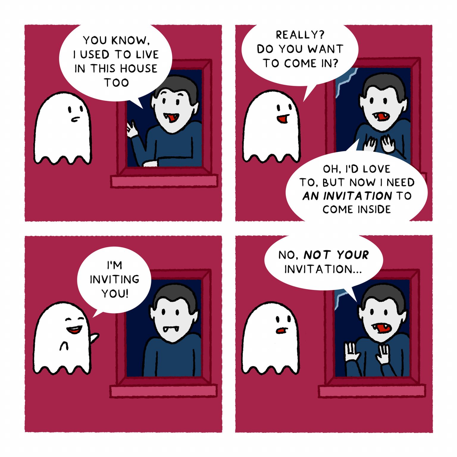 20 Hilarious Comics That Reveal the Secret Lives of Ghosts BY Almost ...