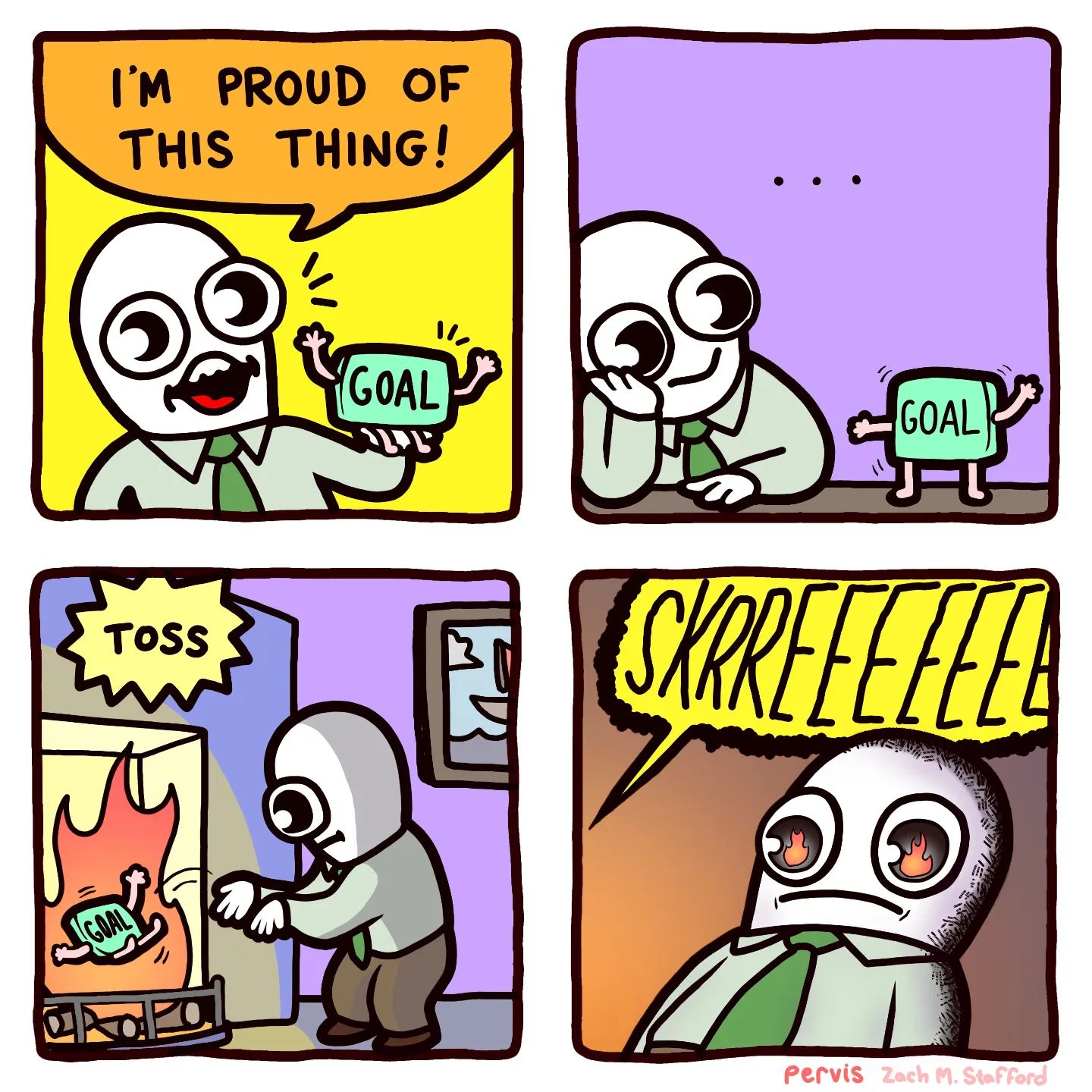 20 Previs Comics Illustrating The Life Of Human with Office Work ...