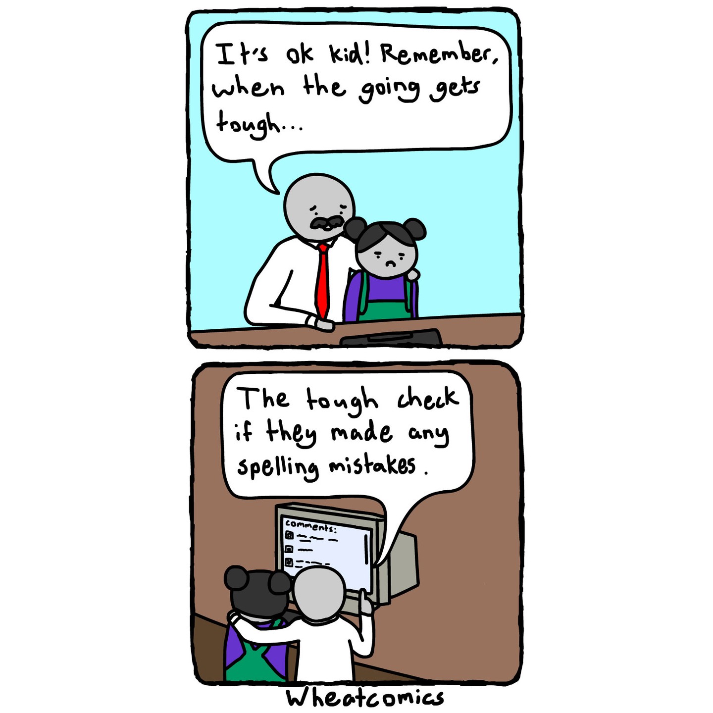 20 Weird but Hilarious Comics By Wheat Comics | Comics To Read