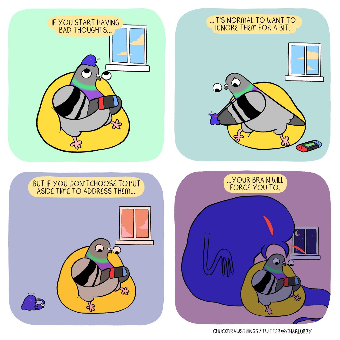 20 Hilarious Chuck Drawthings Comics Illustrating the Modern Pigeon ...