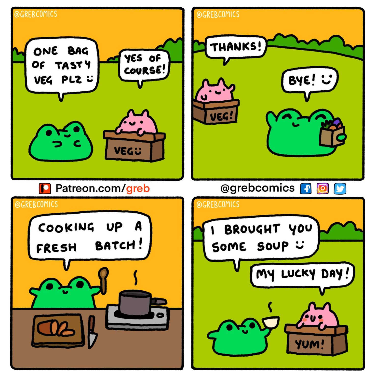 20 Greb Comics Whoes Frog Soup Recipe Is Full Of Humours Things ...