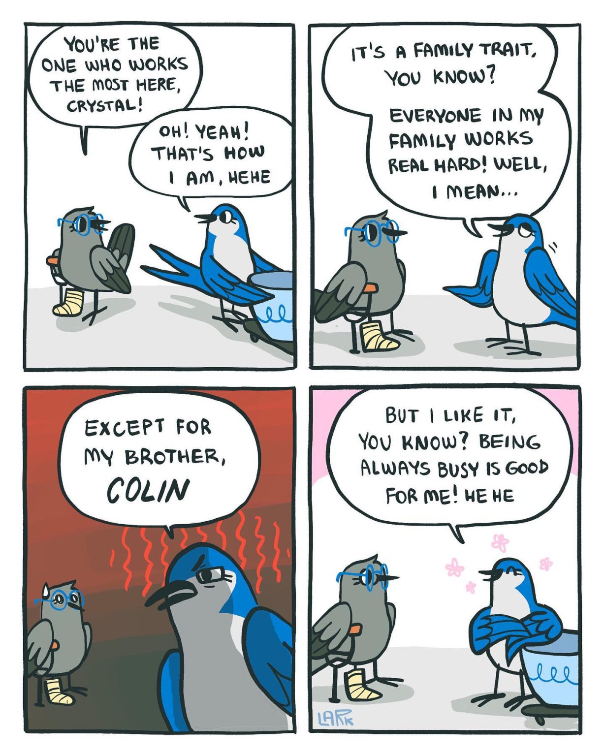 20 Larkness Comics Illustrating the Animal Work Life | Comics To Read