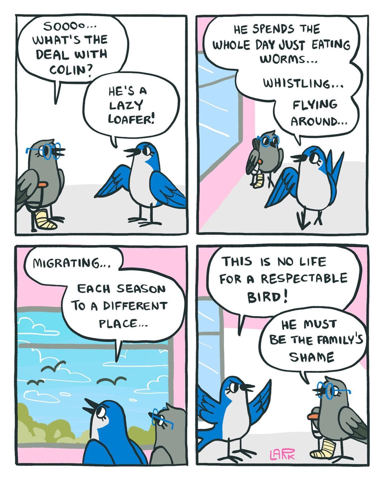 20 Larkness Comics Illustrating the Animal Work Life | Comics To Read