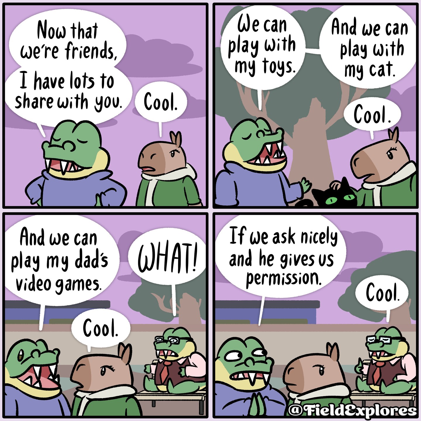 20 Field Explores Comics Portraying the Generation Gap 20s Kid with 19s Father | Comics To Read