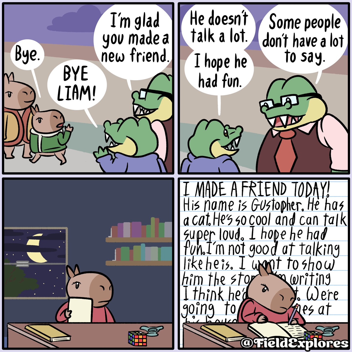 20 Field Explores Comics Portraying the Generation Gap 20s Kid with 19s Father | Comics To Read