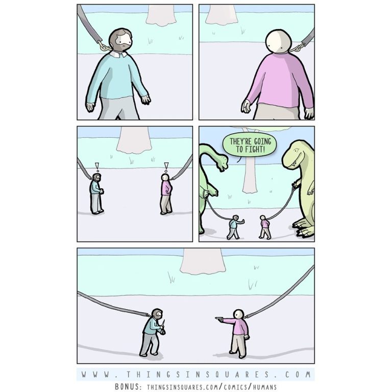 20 Things In Squares Comics Portraying The Worlds Of Square Shapes ...