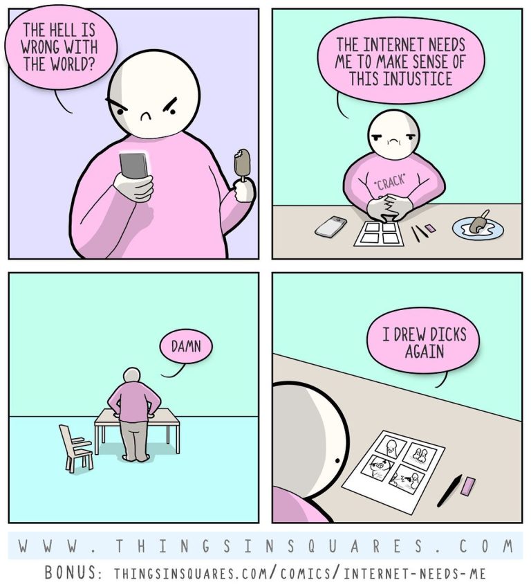 20 Things In Squares Comics Portraying The Worlds Of Square Shapes ...