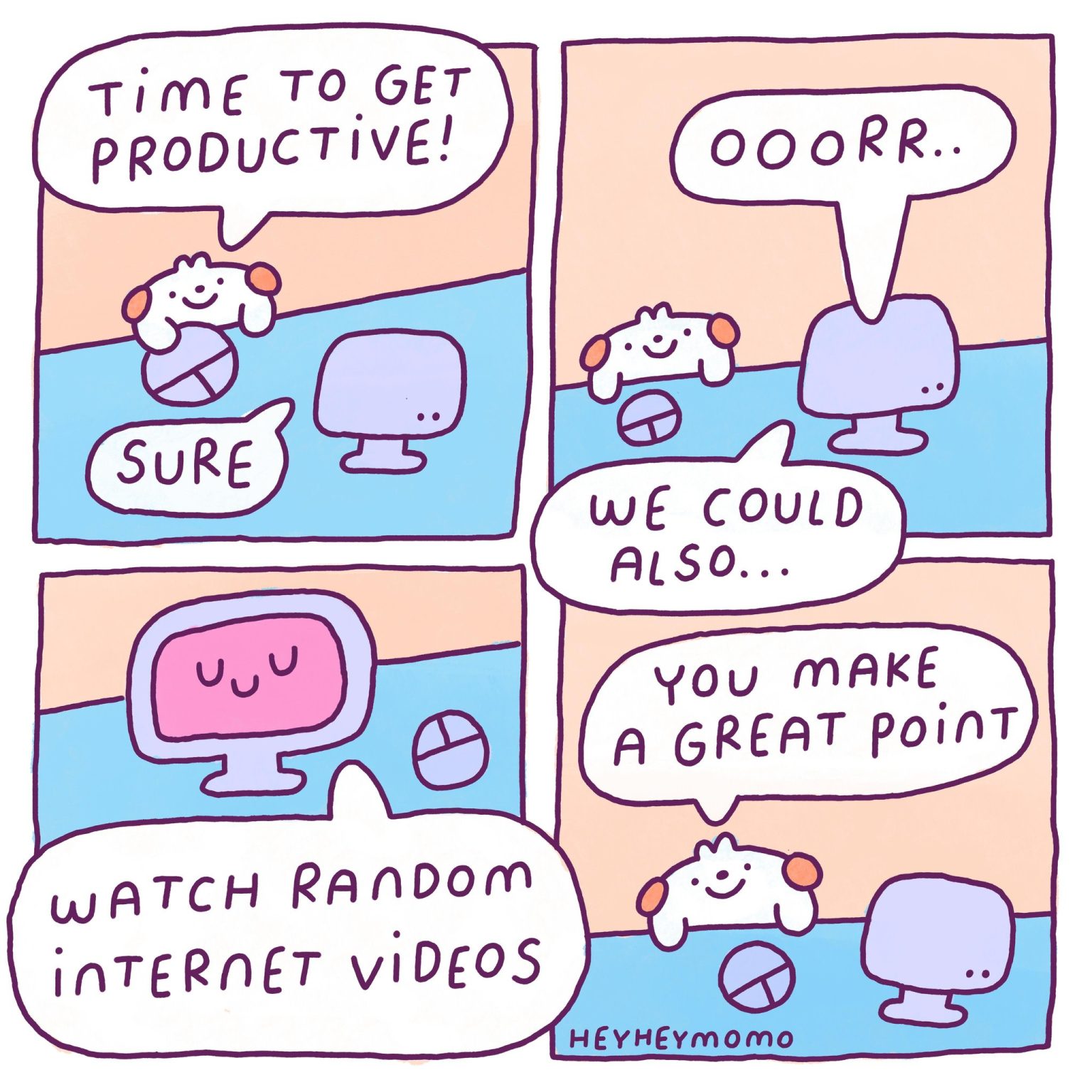 20 Heyhey Momo Draws Comics Illustrates the positivity and Witty Humour ...