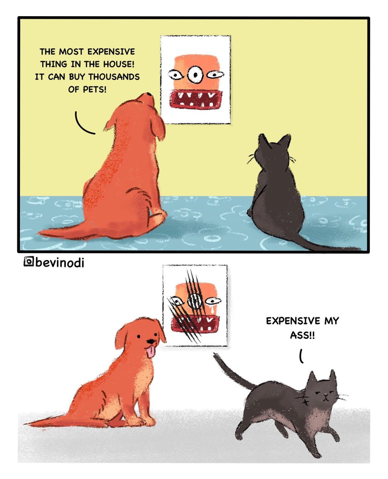 20 Bevinodi Comics Portrays Cute Moments Of Animals With Their Kids ...