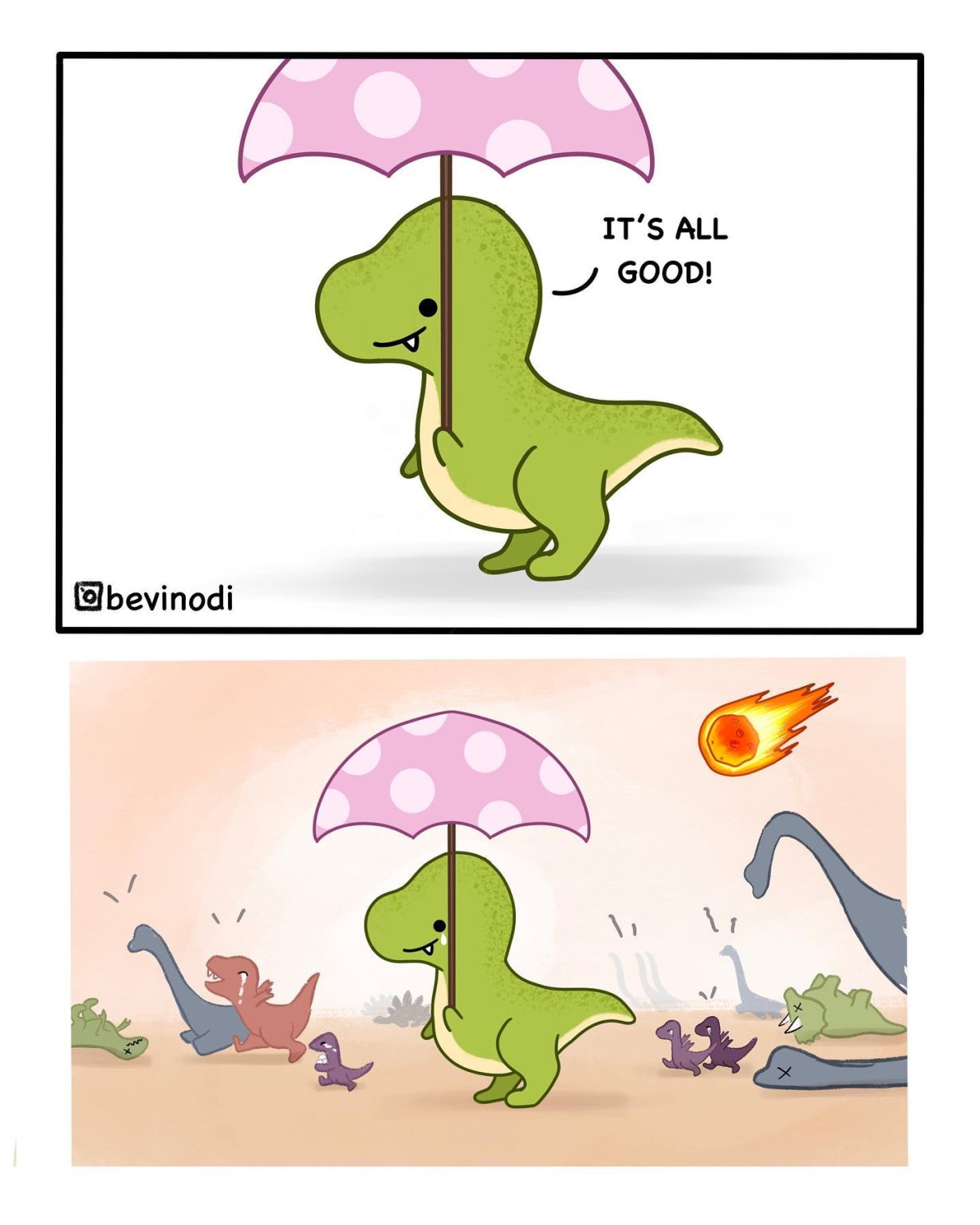 20 Bevinodi Comics Portrays Cute Moments Of Animals With Their Kids ...