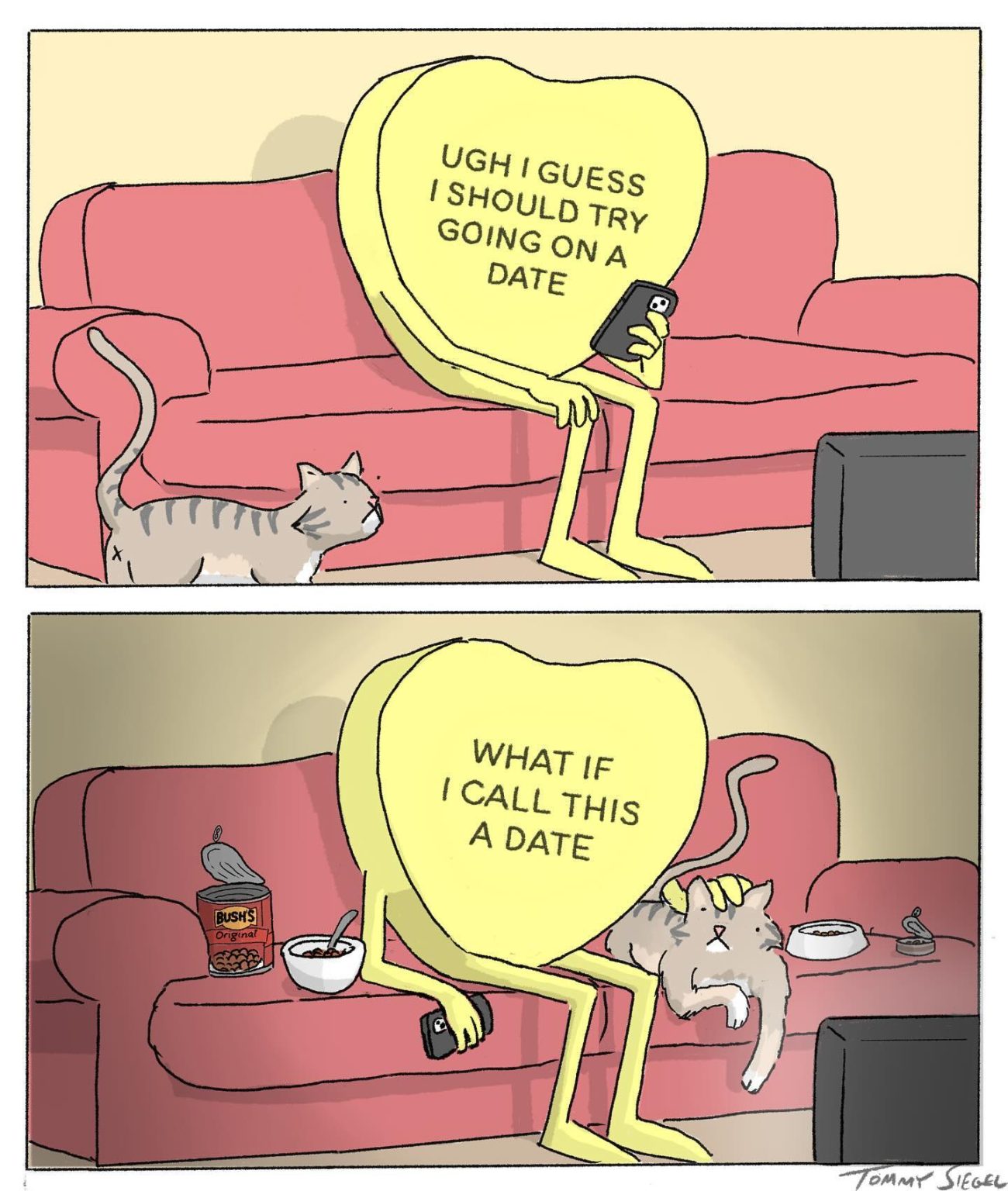 20 Single Panel Comics Portrays the Inner Feelings Of Heart By Candy ...