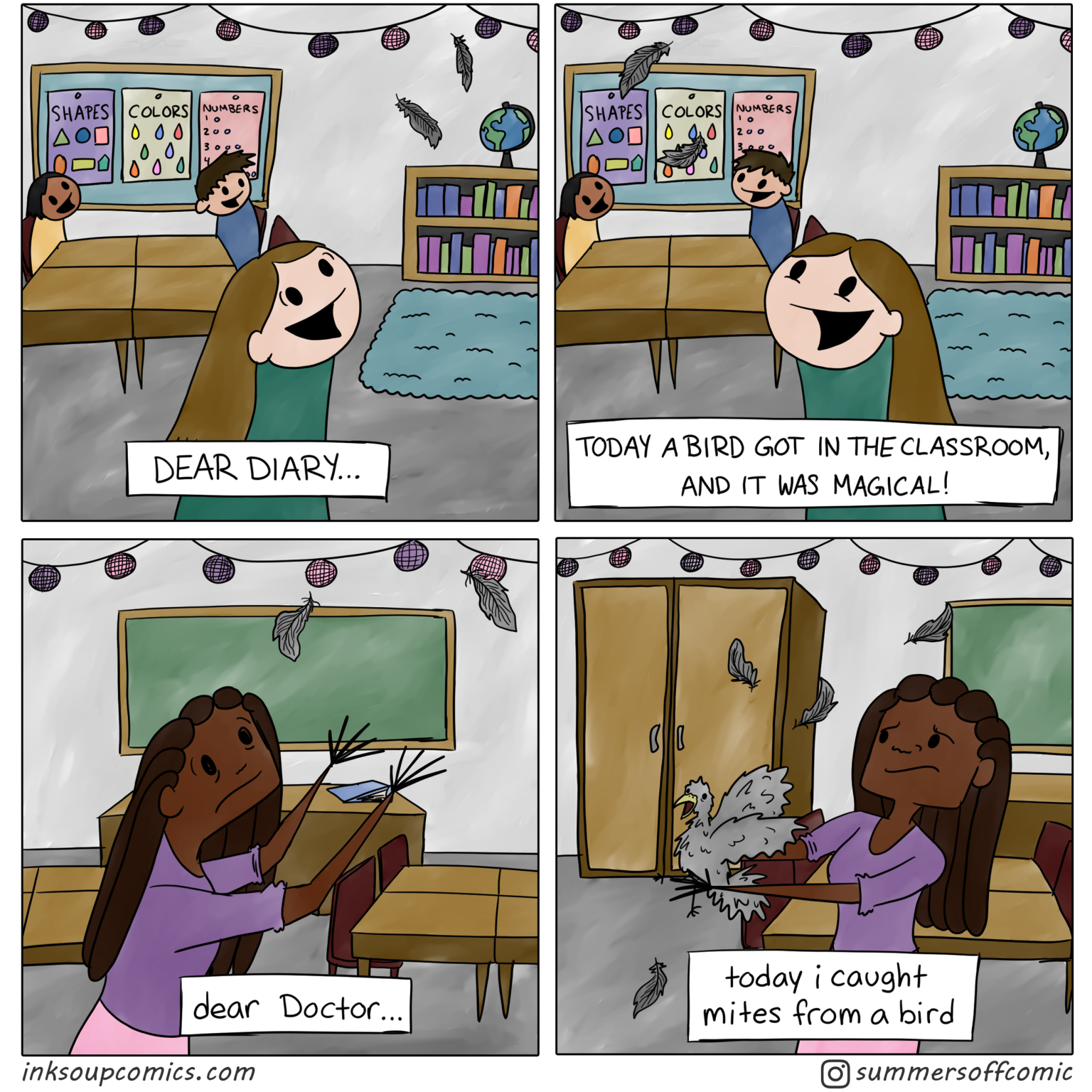 20 Summer Off Comics illustrates The Struggle Of School Teacher ...