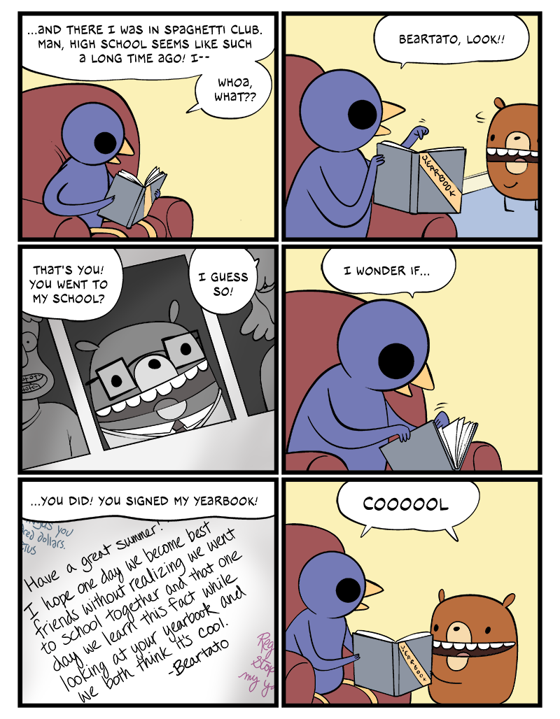 20 Nedroid Comics Portray The Friendship Story Of Bird And Animal ...