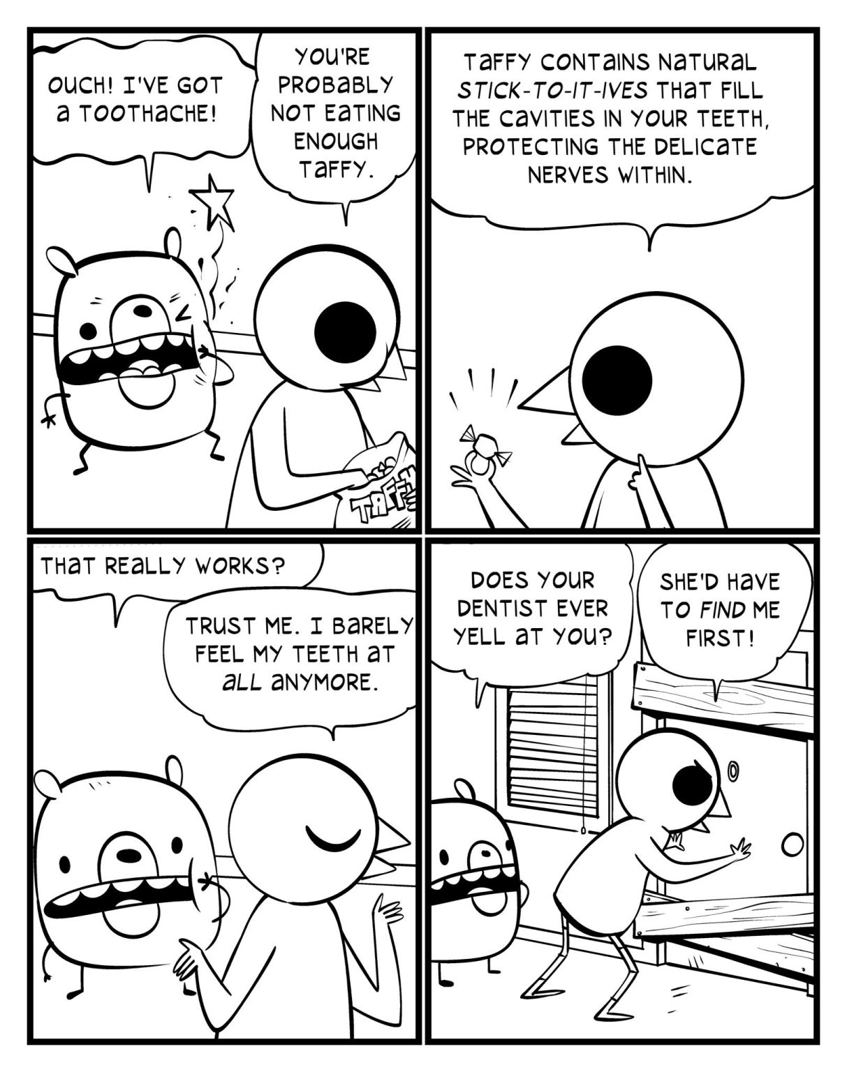20 Nedroid Comics Portray The Friendship Story Of Bird And Animal ...