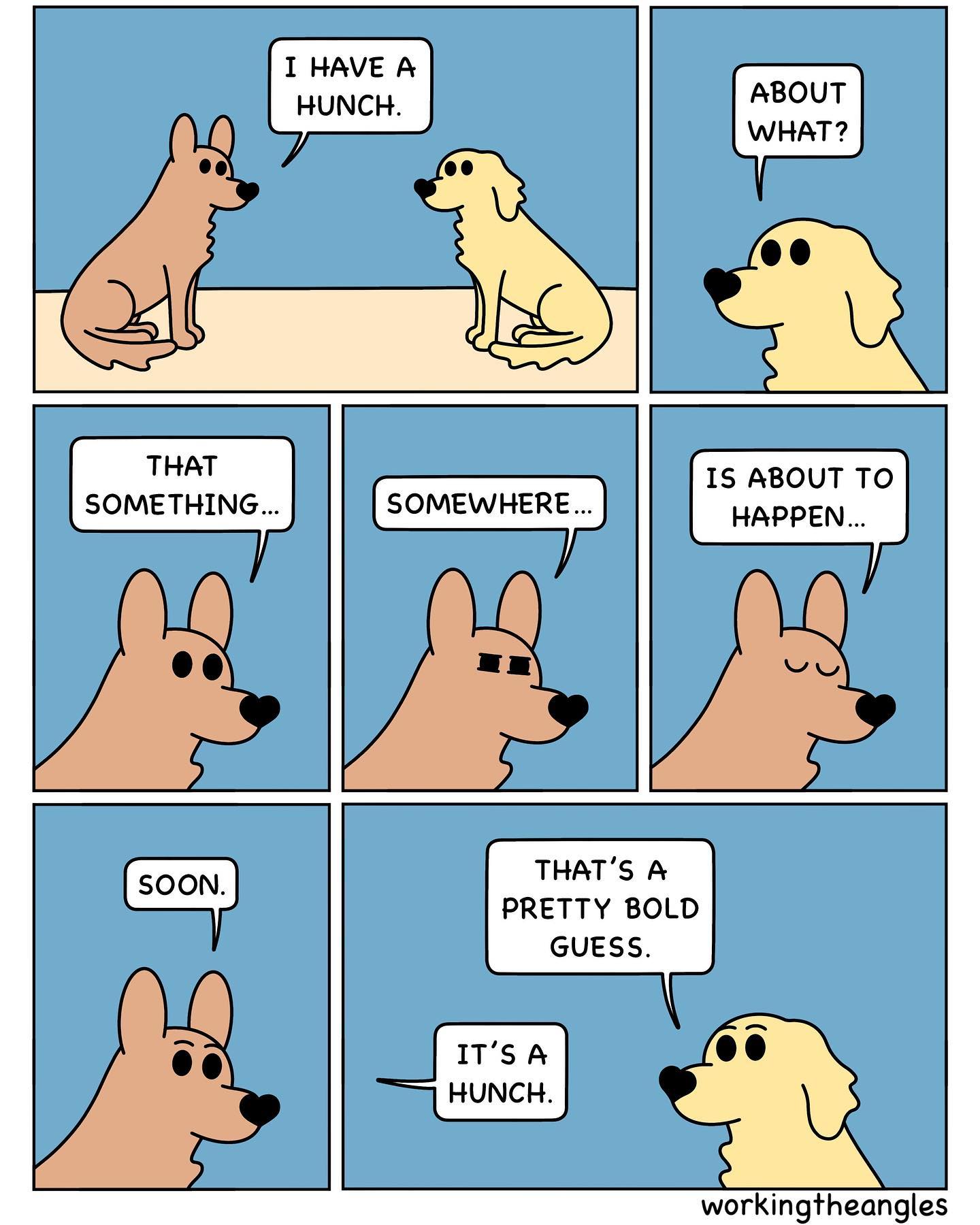 20 Working The Angles Comics Portrays Two Dog Friends Exploring The ...