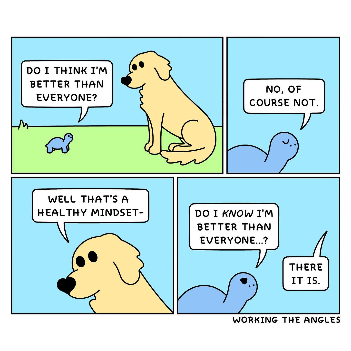 20 Working The Angles Comics Portrays Two Dog Friends Exploring The ...