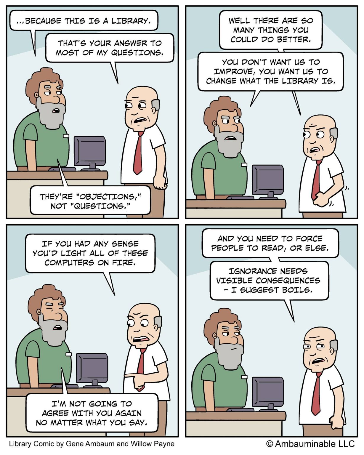 20 Comics Portrays The Struggles Of Librarians Loaded With Twist and ...