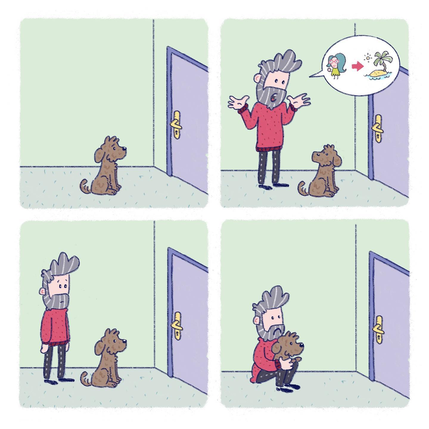 20 Doodle Dog Comics Portrays The Wordless World | Comics To Read